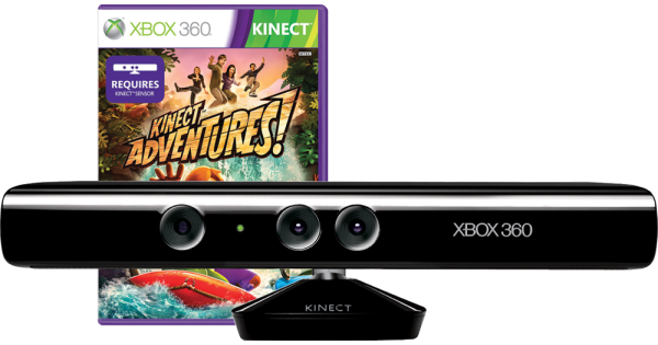 Купить cенсор Кинект из комплекта с Kinect Adventures (Xbox 360)